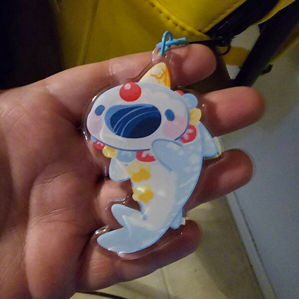 Clown Shark Keychains - Etsy