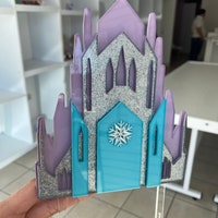 Frozen Castle SVG File for Cake Topper or Party Decorations | Arendelle ...