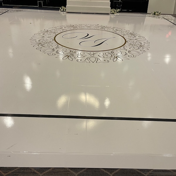 Happy 50th Birthday Dance Floor Decal, Choose 30th, 40th, 50th, 60th ...