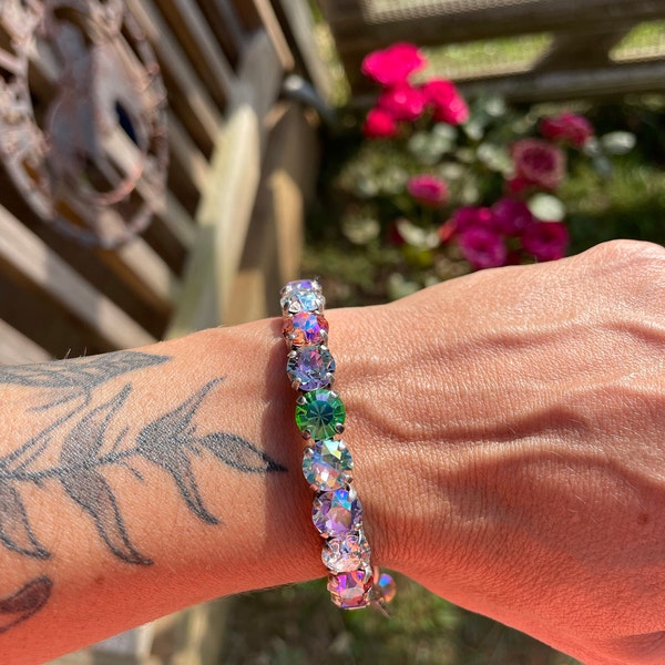 SUGAR KISSES 8mm KDS Stretch Bracelet Made With K.D.S. Premium Crystal ...