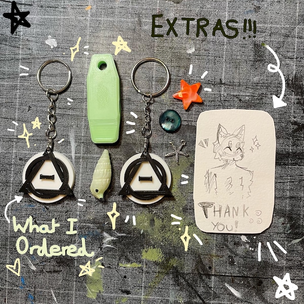 Therian Key Chain - Etsy