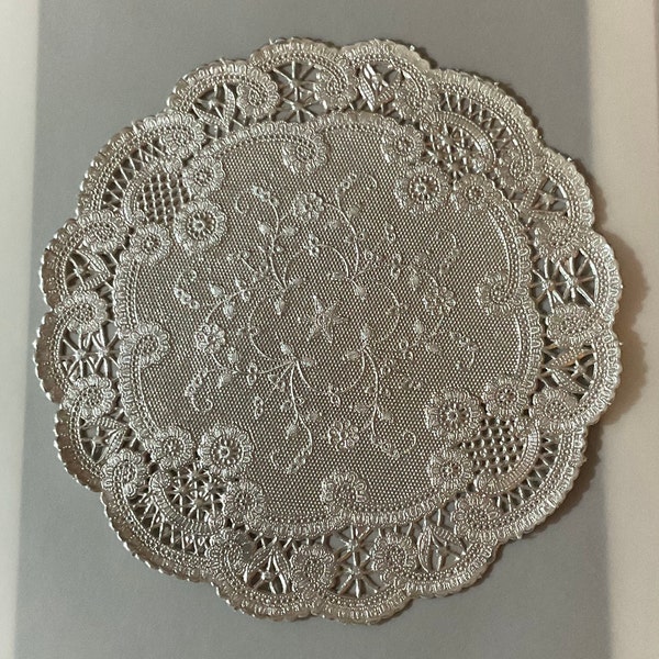 10 Pcs GOLD Victorian Elegant Wedding DIYS Event Lace Paper Placemats ...