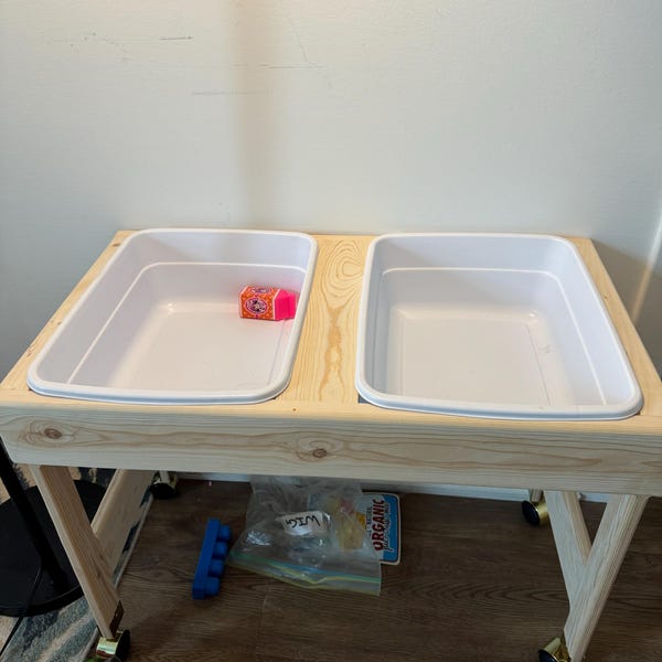 Sensory Table With LID | Toddler Sensory Table With Lid | Gift for ...