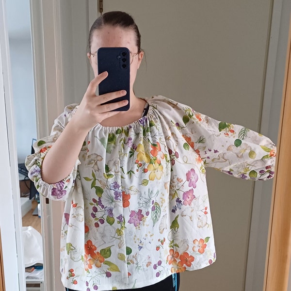 Belle Children's Flower Granny Square Tunic Pattern Crochet Oversize ...