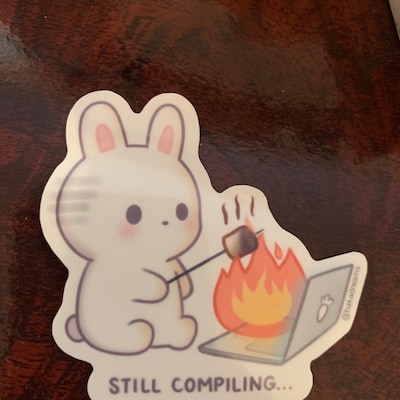 This is Fine Bear Programmer Humor Vinyl Sticker Software - Etsy