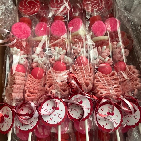 Large Quantity Super Mario Candy Kabobs With FREE Personalized Tags ...