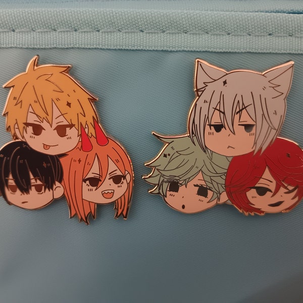 Anime Trio Pins - Etsy