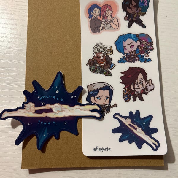 Arcane Season 2 Vinyl Stickers - Etsy