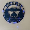 Custom Hula Hoop Metal Sign With Led Lights| Hula Hoop Metal Wall Art ...