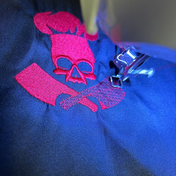 Skull Chef PES DST Machine Embroidery Instant Download Digital Files - Etsy
