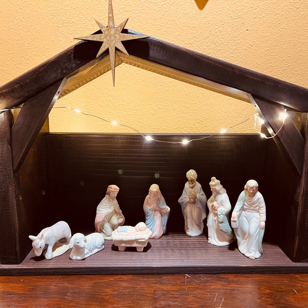 Nativity Stable, Nativity Creche, Nativity Barn, Creche Stable ...
