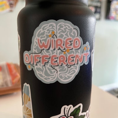 Wired Different Brain ADHD ASD Autism Neurodivergent Awareness Matte ...