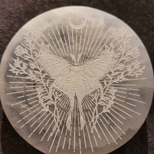 One Beautiful Black Obsidian Scrying Plate Black Obsidian - Etsy