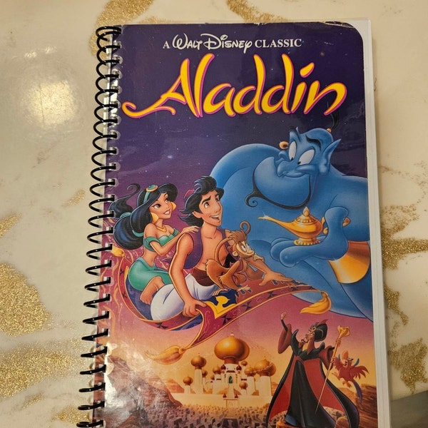 Casper Meets Wendy 90s Movie VHS Upcycled Spiral Bound Notebook Journal ...