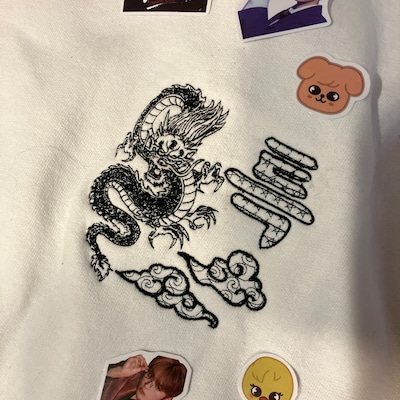 Paboracha Member Stray Kids SKZ Embroidered Hoodie - Etsy UK