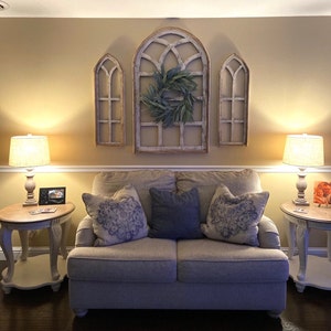 Set of 3 Farmhouse Wooden Paradise Window Collection the | Etsy