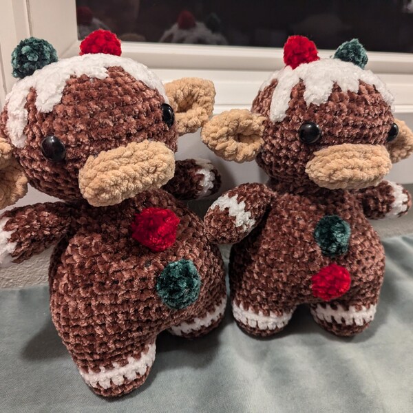 DIGITAL PATTERN: Gingerbread Cow Crochet Plushie - Etsy
