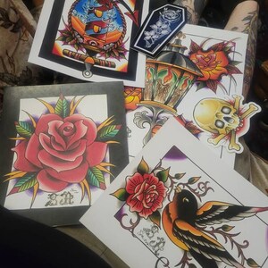TATTOO FLASH SET 2020 - Etsy