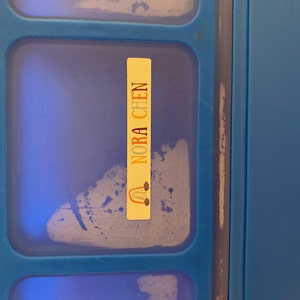 72 Skinny School Supply Labels Dishwasher Safe Waterproof Labels ...