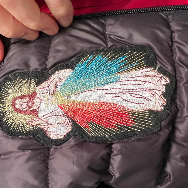 Jesus Divine Mercy Iron on Patch Mexican Folkart - Etsy