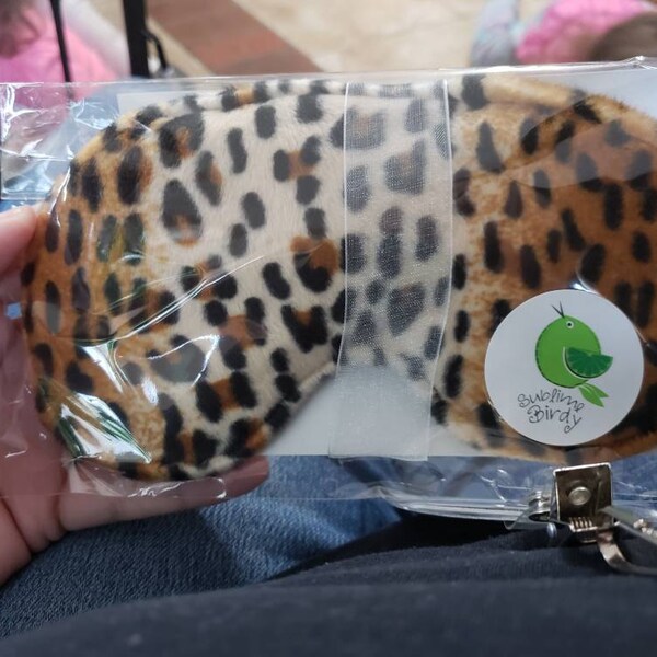 Leopard Sleep Mask, Sleep Eye Mask, Sleeping Mask, Travel Mask, Travel ...