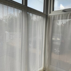 Cotton Muslin Blind, Flat Curtain, Egyptian Cotton, Max Length 120cm - Etsy
