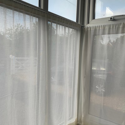 Cotton Muslin Blind, Flat Curtain, Egyptian Cotton, Max Length 120cm - Etsy