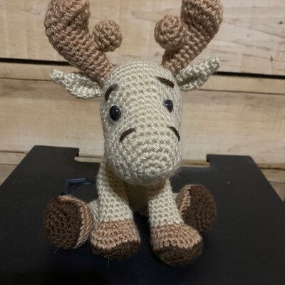 Moose Crochet Pattern, Crochet Moose, Moose Tutorial, Amigurumi ...