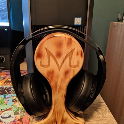 Rustic Wood Headphone Stand Audiophile Wooden Headphone - Etsy
