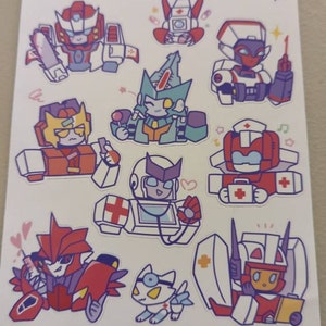 TF MTMTE TFA Starscream Sticker Sheets - Etsy