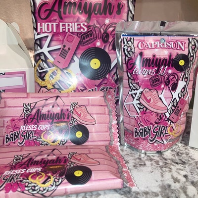 Airbrushed Baby Girl, Baby Girl Pink Hearts, Sublimation Transfer ...