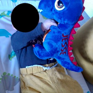 Personalised T-rex Dinosaur Soft Toy - Etsy