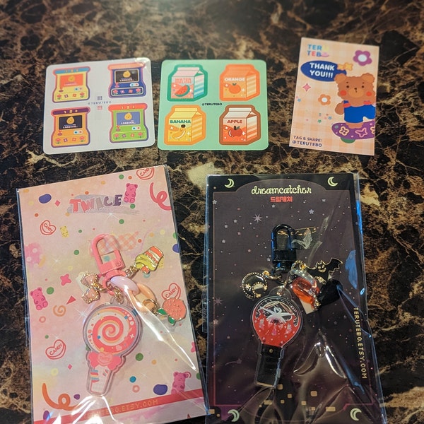 Dreamcatcher Keychain / Dreamcatcher Kpop Key Ring - Etsy