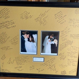 20x24 Signature Mat Kit WITH Frame. Silver White or Black - Etsy
