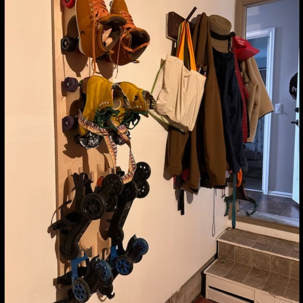Inline / Roller Skate Rack. Holds 4 Pairs - Etsy