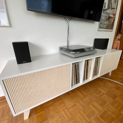 Record Player Stand Vinyl Record Storage Sideboard Vinyl - Etsy