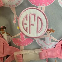 Custom Personalized Embroidered Circle Monogram Initial Name Patch 3 X ...