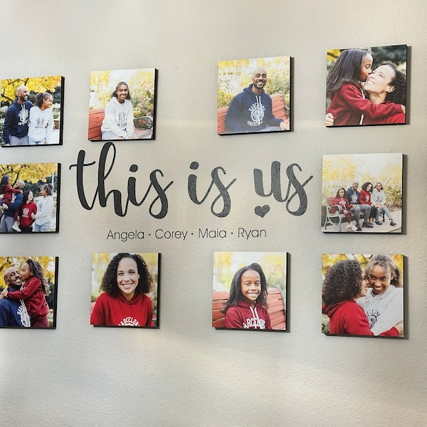 This is Us Vinyl Wall Decal - Family Names Vinyl Wall Decal - This is ...