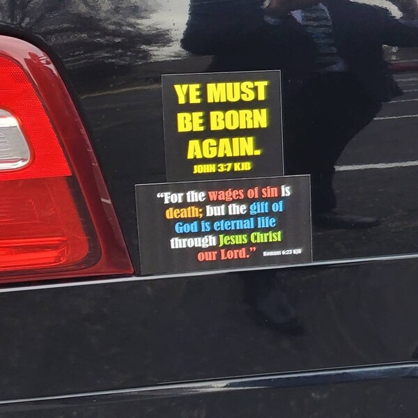 Jesus Saves Lost Sinners - Car Magnet - A Call to Repentance and Faith ...