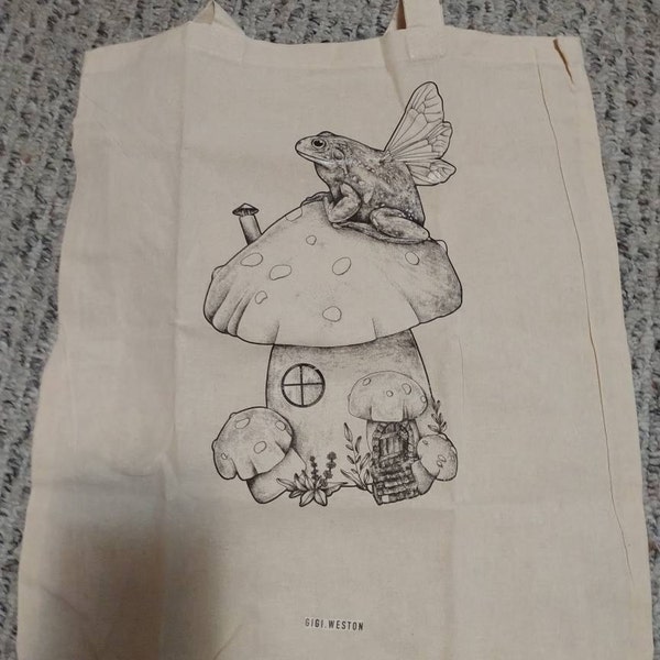 Frog Tote Bag | Customisable Froggy Canvas Bag | Eco Friendly Gift ...