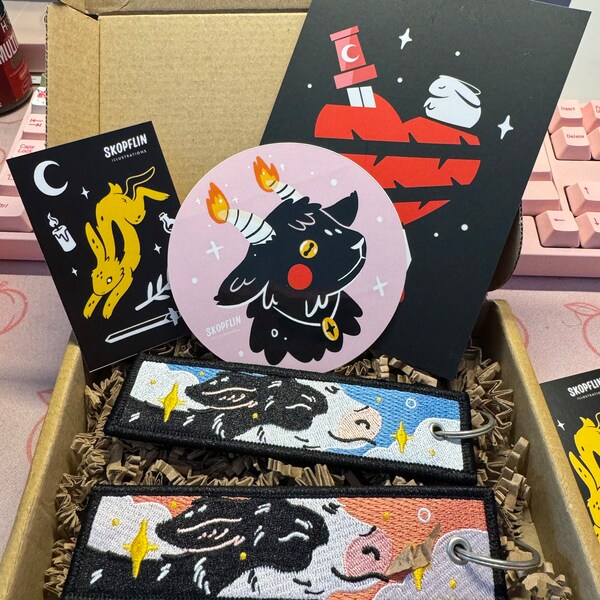 2 Unlikely Friends - Wormy and Good Boy - Sticker Set - Cute Weird ...