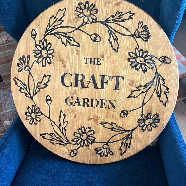 Personalized Signs Any Logo or Design Custom Burned Wood Sign Barrel ...