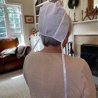 Amish Girl's Black Bonnet With Strings - Etsy Canada
