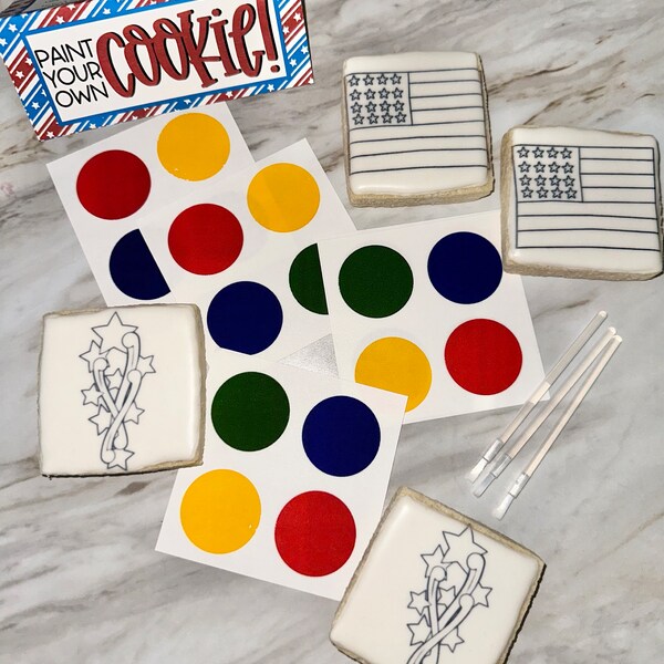 Printable DIY Cookie Kit Instruction Card - 3.5" X 5"- Printable Cookie ...