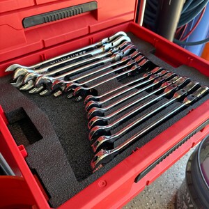 Milwaukee Packout 8424 Kaizen Foam Insert for M18 Impact & 3/8 Socket ...