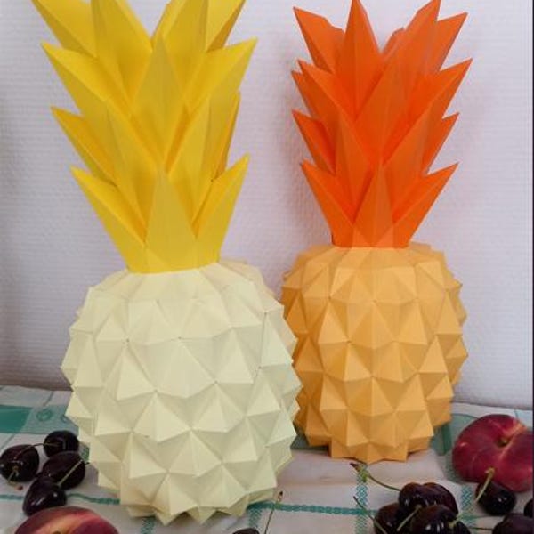 Pepper Low Poly Papercraft PDF Template Paper Food Fruits Vegetables ...