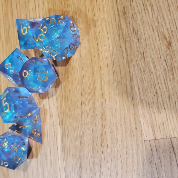 Eldritch Blast! Sharp Edge Dice - Dnd Dice Set - Polyhedral Dice Set ...