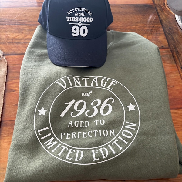 90th Birthday, Baseball Cap 90th Birthday Gift, Keepsake , Not Everyone ...