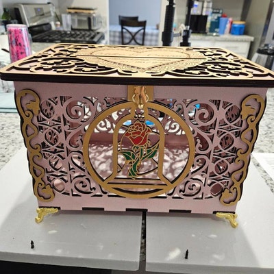 Tangled Sun Wedding Card Box, Rapunzel Quinceanera Money Box ...