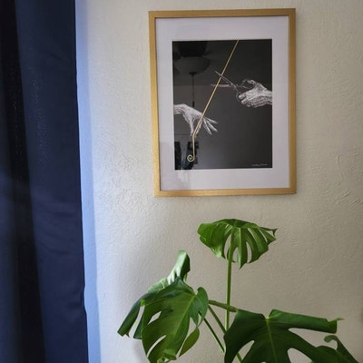 Thread of Life Ancient Greek Mythology Art Print, Gold Foil Embellished ...